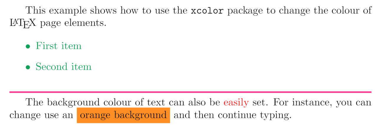 Using colours in LaTeX - ShareLaTeX.das7pad.de, Online LaTeX Editor