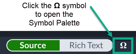 Using the Symbol Palette in Overleaf - ShareLaTeX.das7pad.de, Éditeur ...