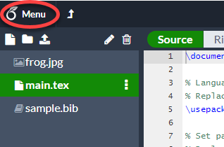 Exporting your work from Overleaf - ShareLaTeX.das7pad.de, Online LaTeX ...
